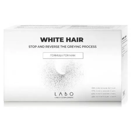 LABO WHITE HAIR TRATAMENT MAN X 20 FIOLE |371.33 lei | Larafarm.ro