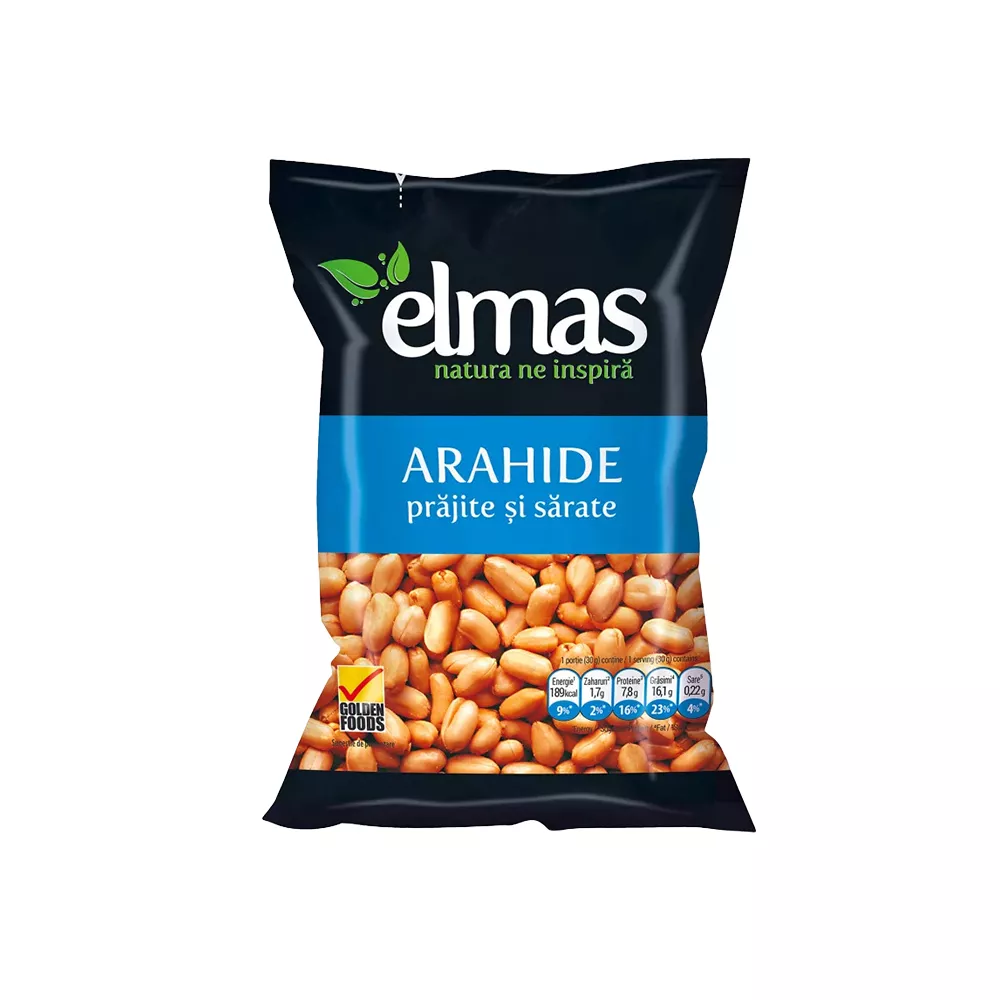 Chips / Snaks / Pufuleti ARAHIDE ELMAS 140G PRAJITE SI SARAT...