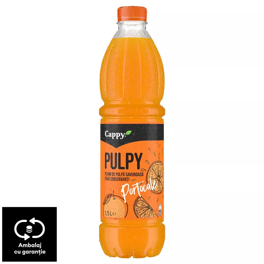 Bauturi naturale/ nectar CAPPY PULPY SGR 1.5L PORTOCALE 5942...