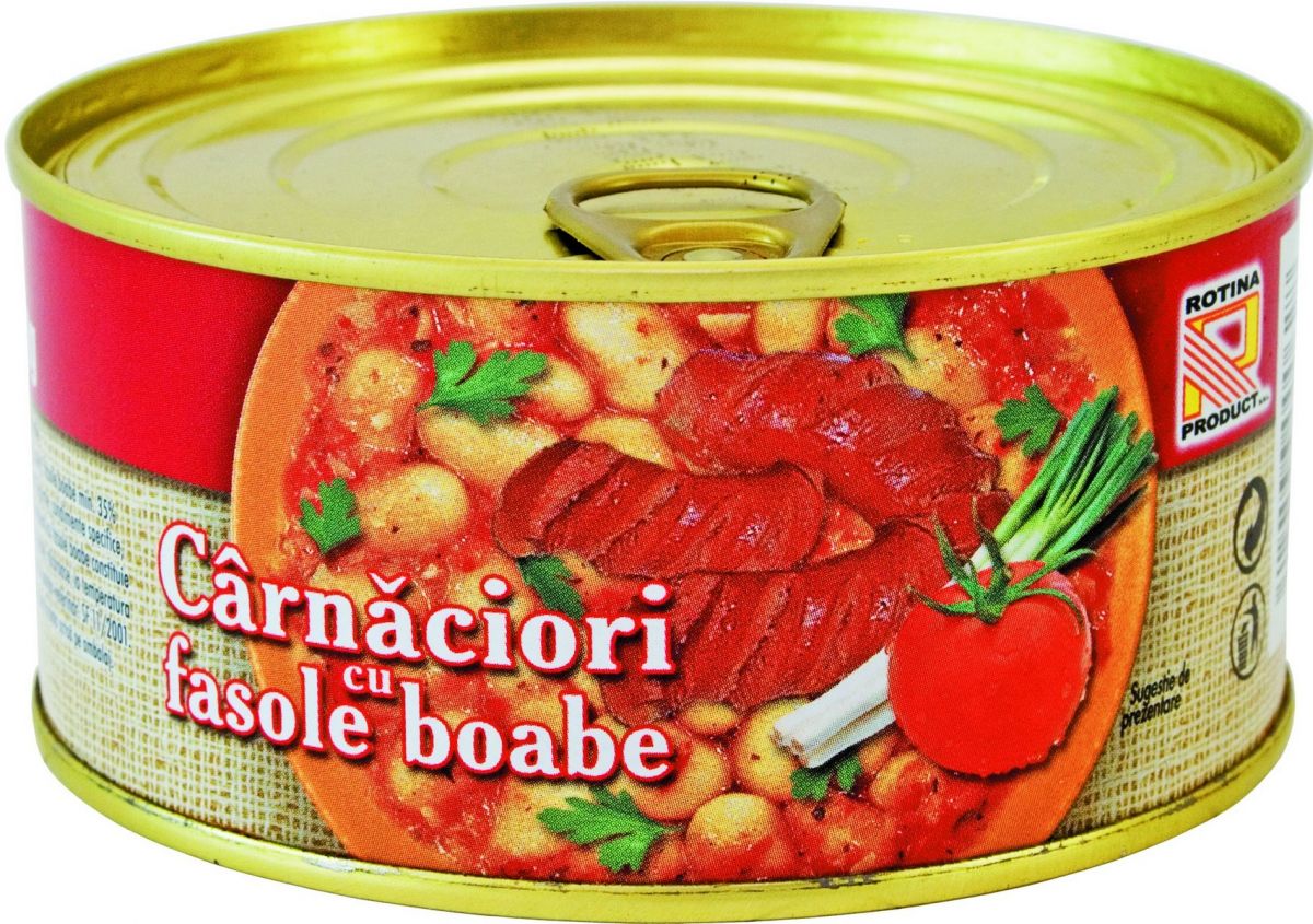 Conserve carne / Pate CARNACIORI CU FASOLE ROTINA 300G 64205...