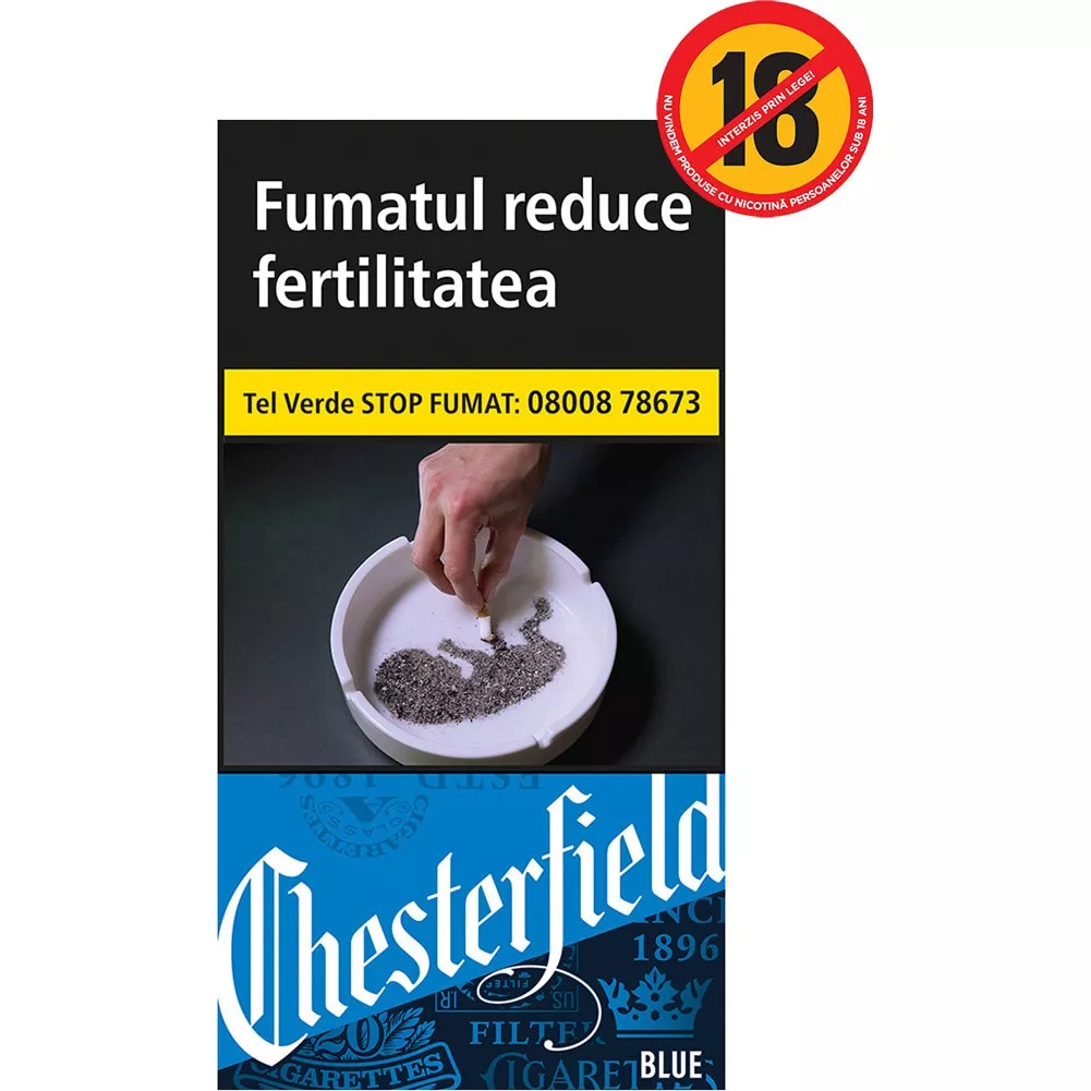 Tigarete CHESTERFIELD BLUE 100 59462415 CHESTERFIELD nonstop...