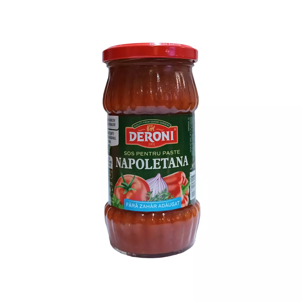 Sosuri Paste DERONI SOS PASTE NAPOLETANA 310G 6BUC/BAX 38007...