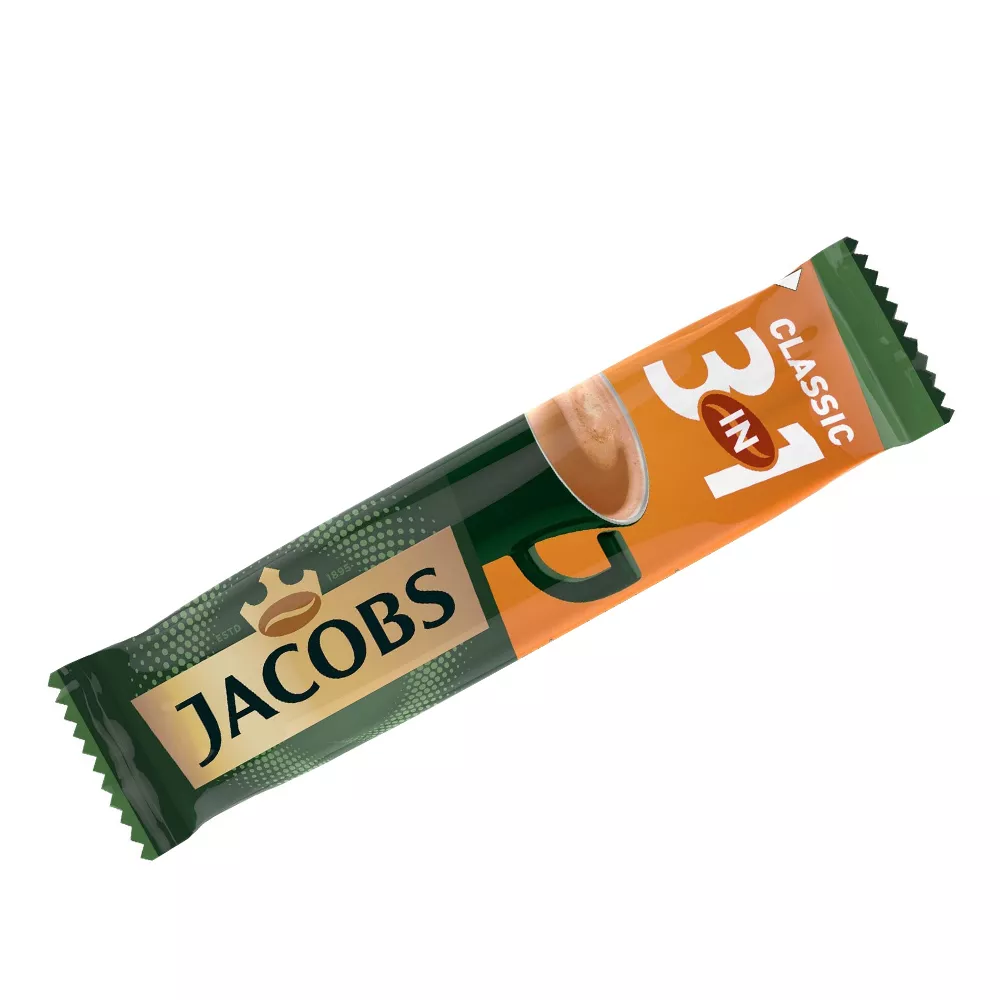 Cafea instant / solubila JACOBS 3IN1 CLLASSIC 15.2G 871100...