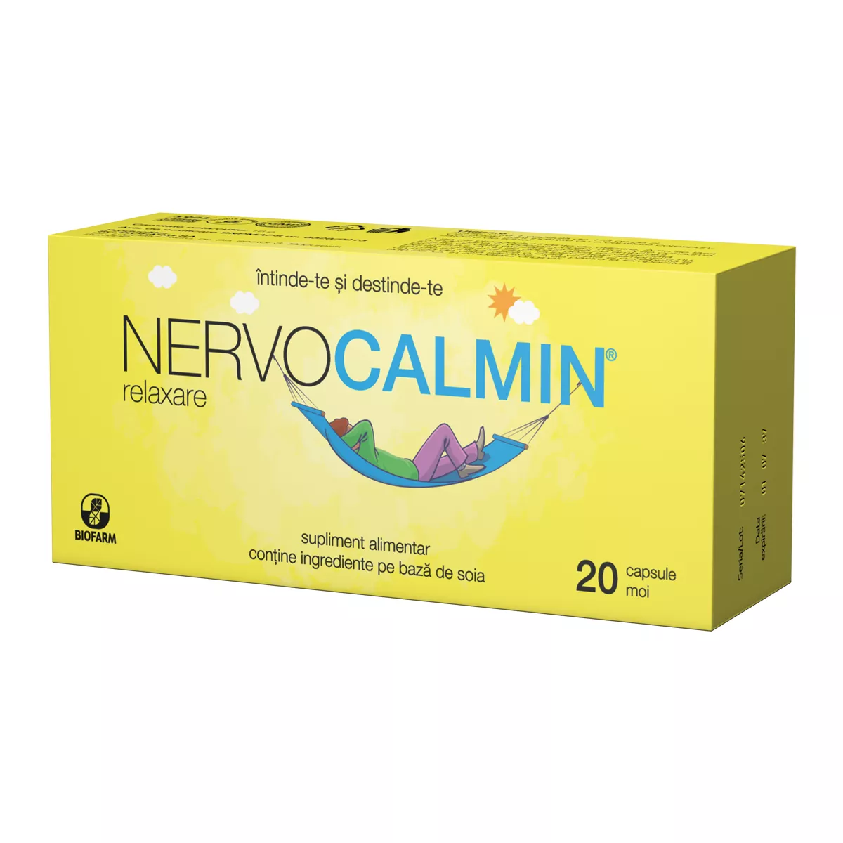 NERVOCALMIN RELAXARE 20 CPS MOI
