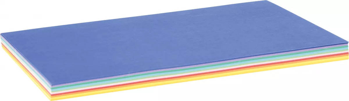 Carton colorat Carton colorat, 100 de coli A3, 10 culori, 180 g 110023 ...