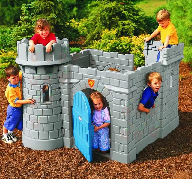 Spatiu de joaca Castel pentru copii din plastic 470031 Omfal Educational