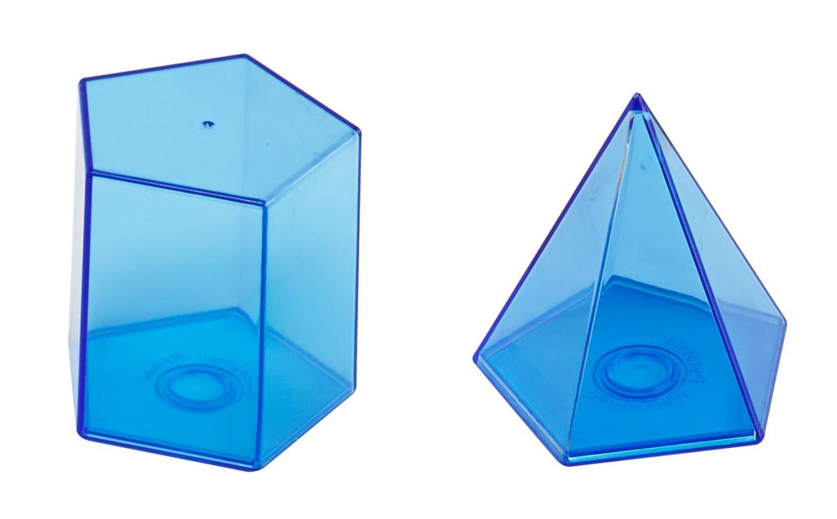 Forme geometrice Corpuri geometrice colorate transparente 123030 Omfal ...