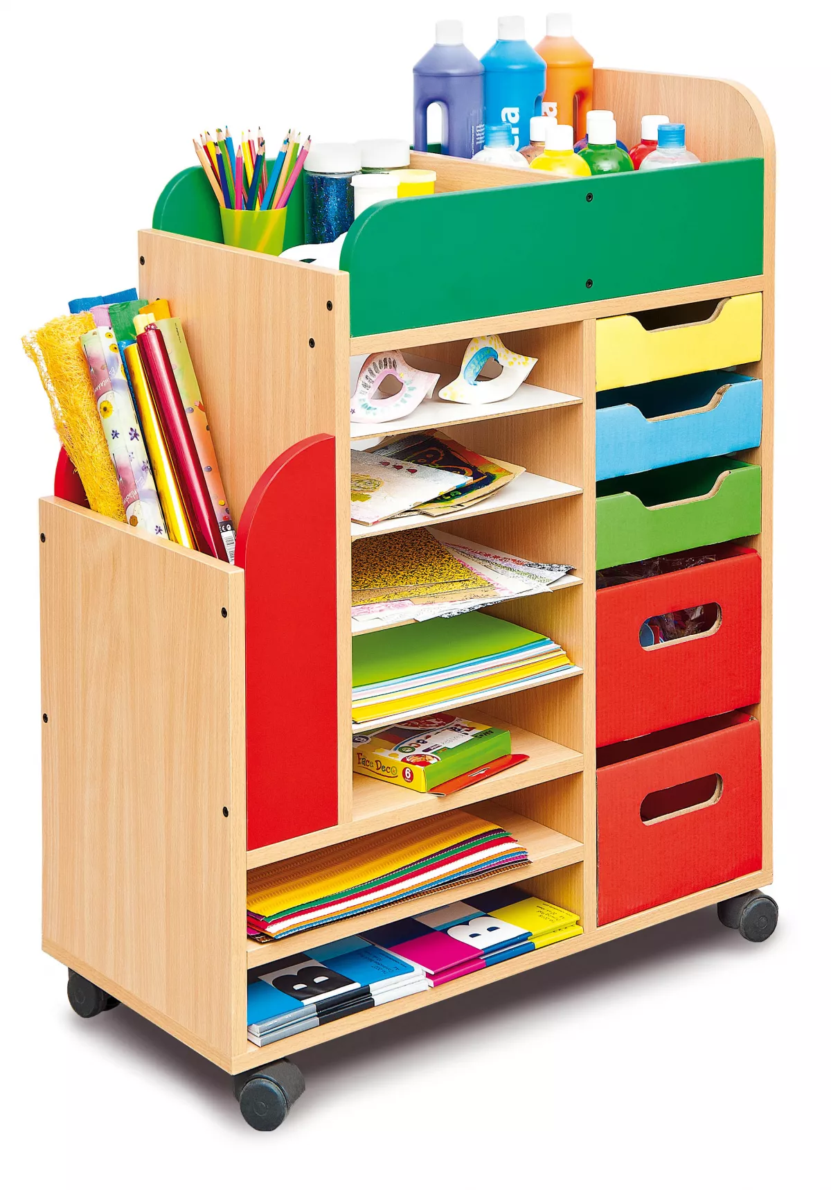 Corpuri depozitare accesorii pictura Dulap cu roti, 75 x 40 x 80 cm ...