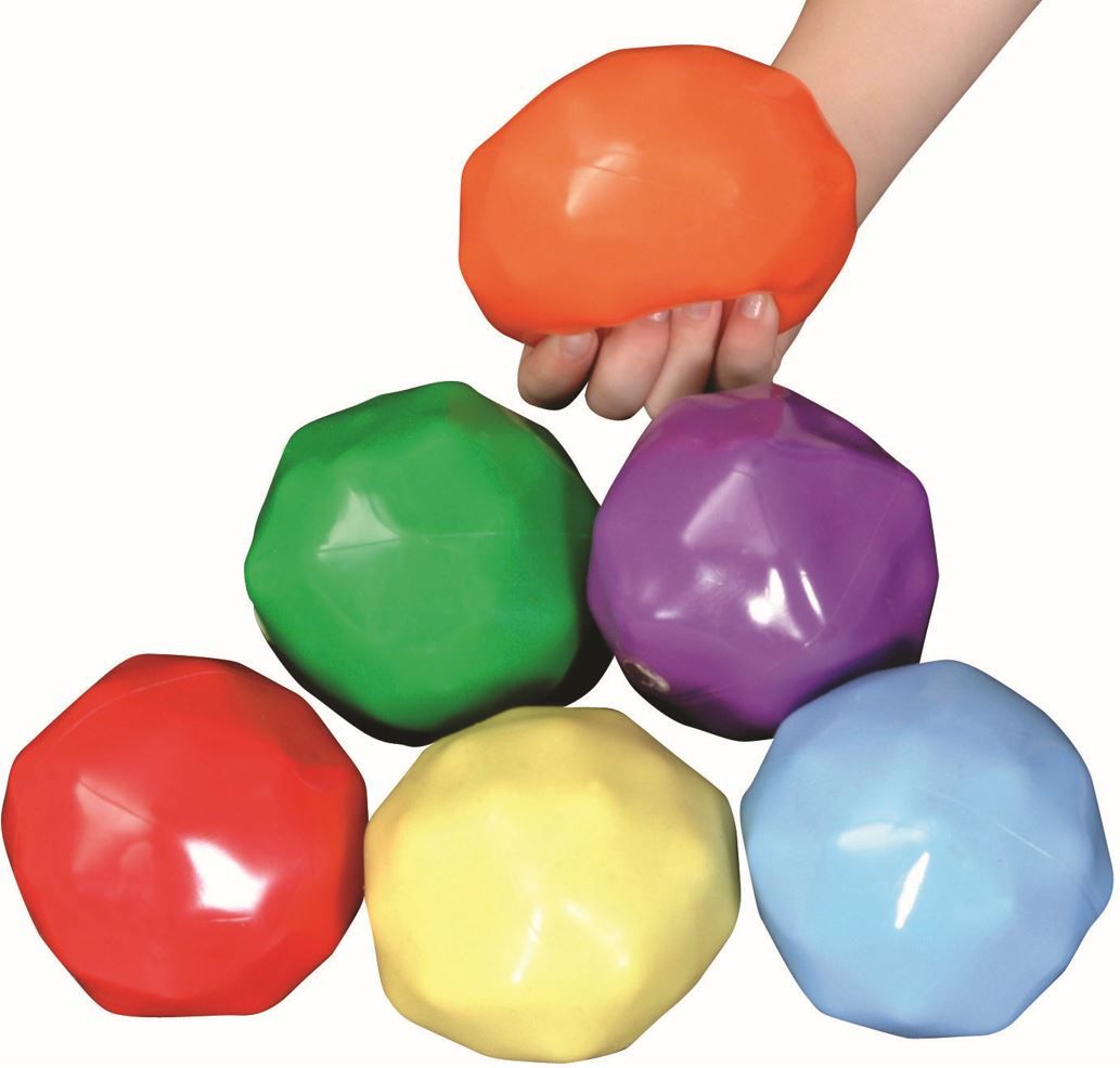 Stimulare tactila Minge cu gel pentru manipulare 860015 Omfal Educational