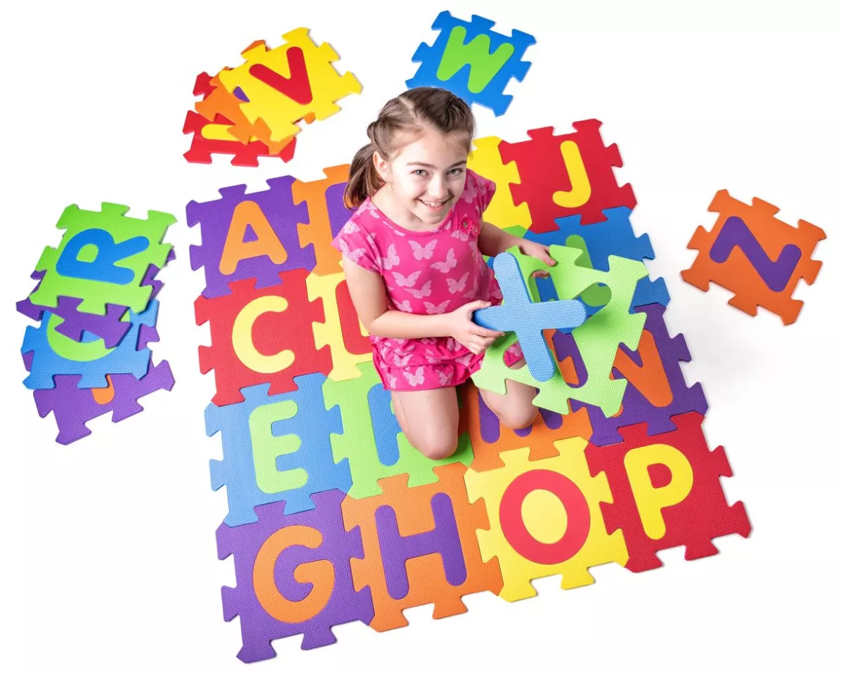 Puzzle mare Puzzle podea din spuma Alfabet 170373 Omfal Educational