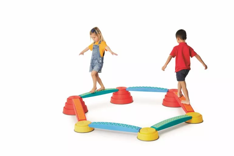 Trasee tactile Traseu echilibru tactil din plastic - 12 buc 260044 ...