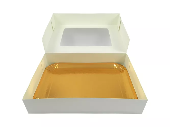 Cutii pentru tort si prajituri Cutii cu fereastra si tavite ...