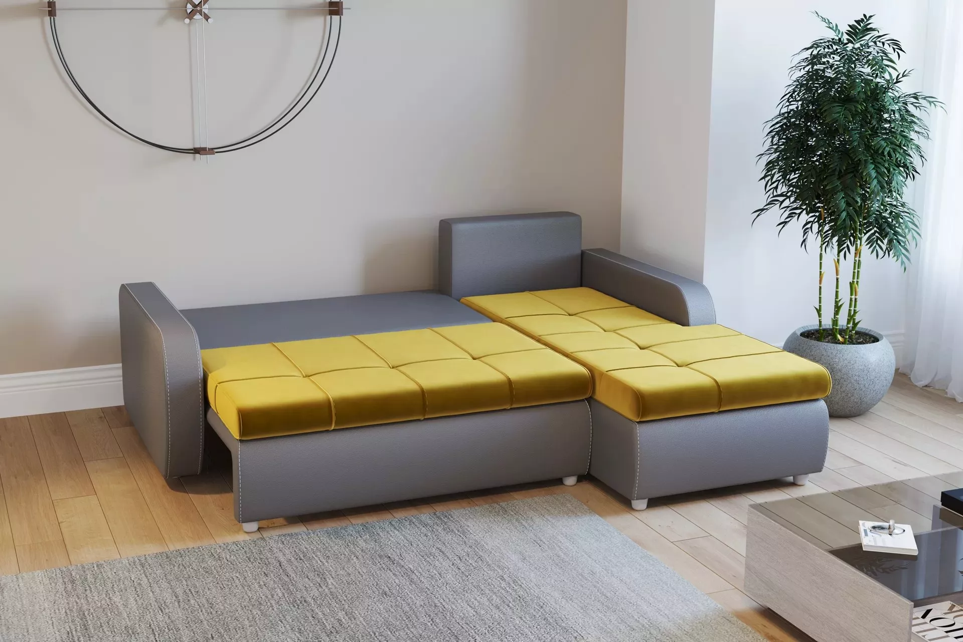 Coltare Colțar extensibil Mondo 2 cu ladă pentru depozitar...