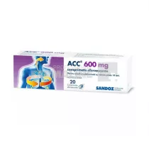 ACC 600 mg 20 comprimate efervescente - la pret mic | Pfarma.ro