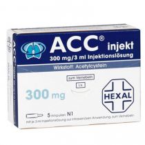 ACC INJECT 300mg/3ml x 5 SOL. INJ./ SOL. PT. INHALAT PR 300mg/3ml HEXAL ...