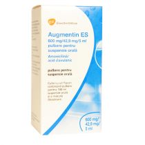 AUGMENTIN ES 600mg/42,9 mg/5 ml X 1 - Vezi prospectul | Pfarma.ro