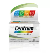 Centrum Complet de la A la Zinc 30 comprimate - la pret mic | Pfarma.ro