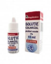 Colargol 1% solutie 10 ml - la pret mic | Pfarma.ro