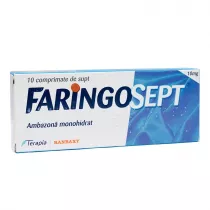 Faringosept 10 mg 10 comprimate de supt - la pret mic | Pfarma.ro
