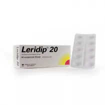 LERIDIP 20 x 60 COMPR. FILM. 20mg BERLIN CHEMIE AG MEN - Vezi ...