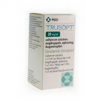 TRUSOPT 20 mg/ml X 1 PIC. OFT., SOL. 20mg/ml SANTEN OY - MERCK SHARP ...