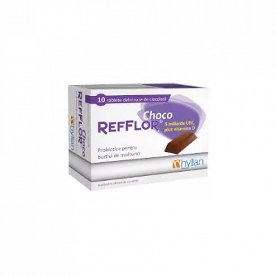 Afecțiuni digestive HYLLAN REFFLOR CHOCO 10CP A32958541_001...