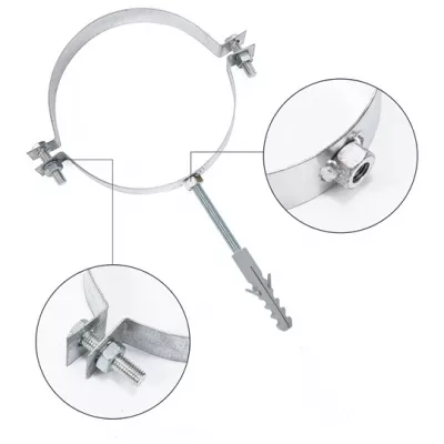 Accesorii tevi COLIER METALIC CU DIBLU SI SURUB C 200 482301...