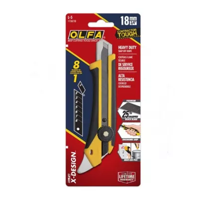 Cutter CUTIT STANDARD DE 18mm MODEL L-5 OLFA 6984000187616 O...