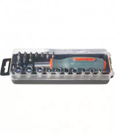 Surubelnite si biti SET SURUBELNITA CU CRICHET 20 BITURI LUM...
