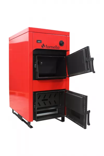 Pachet Centrala Mixta Lemn si Peleti Fornello Eco Energy WB 25 kW si ...