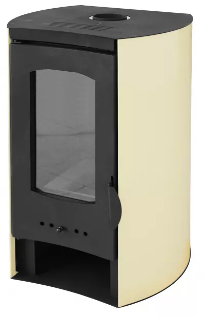 Pachet Termosemineu pe lemne, brichete si carbune Fornello Matera Ivory ...