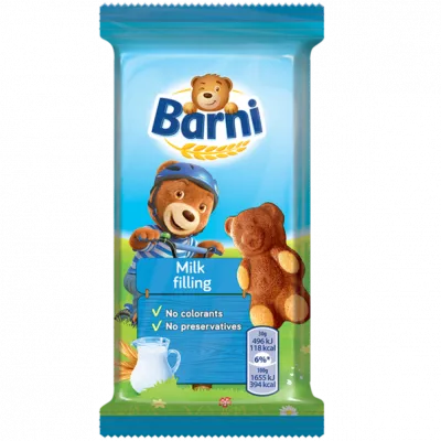 Prajituri si rulade BARNI 30G LAPTE 5906747318345 BARNI nons...