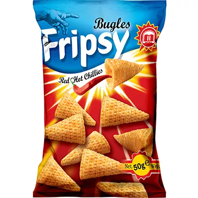Chips / Snaks / Pufuleti FRIPSY 50G HOT CHILLI 5319990220868...