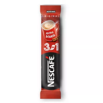 Cafea instant / solubila NESCAFE 3IN1 14G STRONG 24BUC/CUT 7...