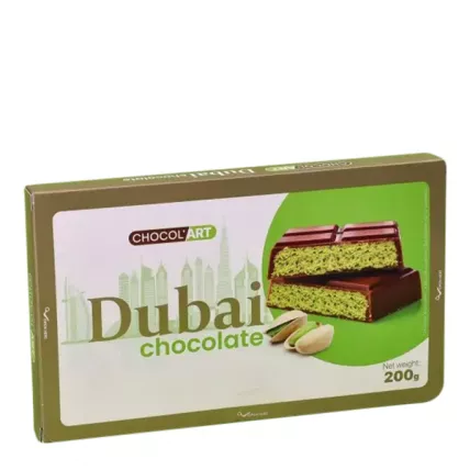 Ciocolată - Praline CIOCOLATA LAPTE CU CREMA DE FISTIC DUBAI...