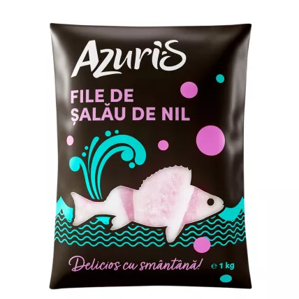 Pește congelat FILE SALAU DE NIL AZURIS CONGELAT 1KG 134283...