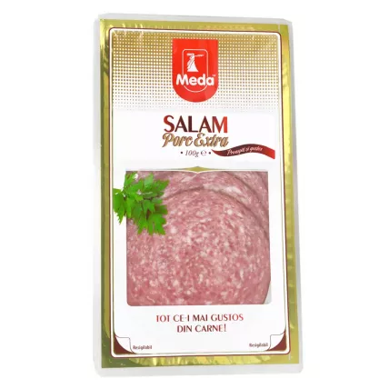 Mezeluri - Specialități SALAM DE PORC EXTRA MEDA 100G 139681...