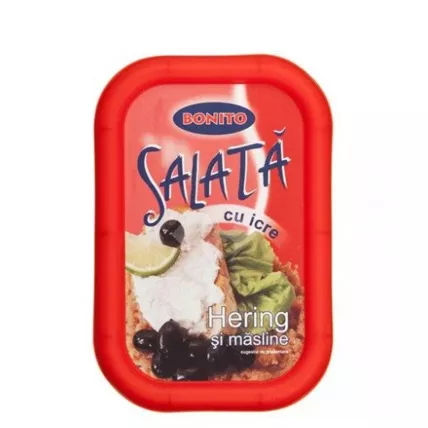 Salată de icre - Creme SALATA CU ICRE HERING SI MASLINE BONI...