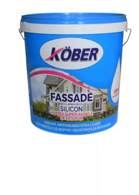 Lavabila Vopsea superlavabila cu silicon Kober Fassade exter...