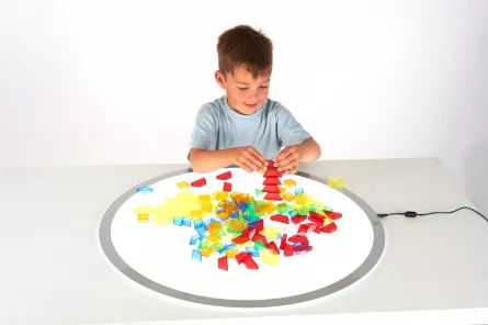 Set de 180 de forme geometrice colorate translucide