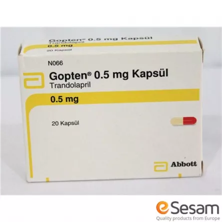 GOPTEN 0,5 mg X 20 CAPS. 0,5mg MYLAN HEALTHCARE GMB - ABBOTT...
