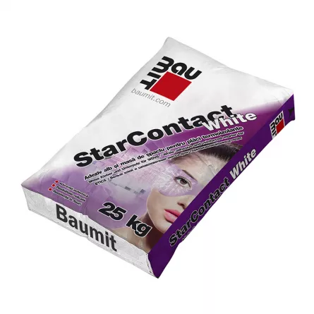 Adeziv si masa de spaclu Baumit StarContact White, 25kg