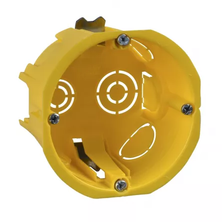 Doza modulara incastrata, rigips, rotunda
