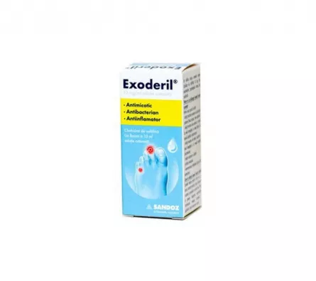 Exoderil solutie 1%, 10 mg/ml, 10 ml, Sandoz|CrinFarm