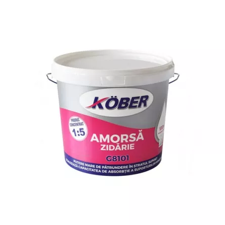 Amorsa lavabila AMORSA PENTRU ZIDARIE G8101 4L KOBER 5946046...