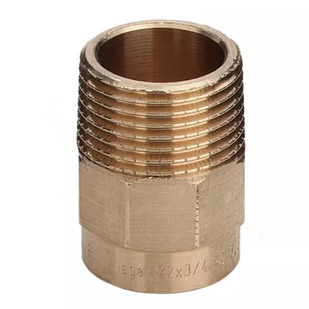Teava cupru - Fitinguri cupru NIPLU CU 15x1/2 FILET EXTERIOR...