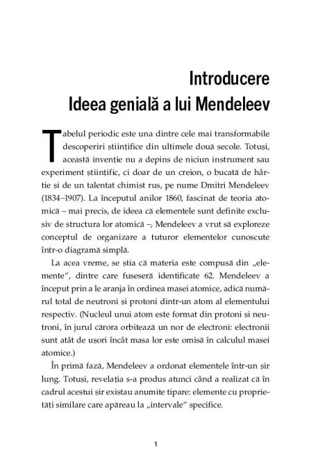 Tabelul periodic al elementelor explicat