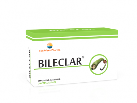 Bileclar, 30 capsule, Sun Wave Pharma SUN WAVE PHARMA ENZIM...
