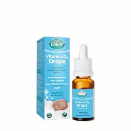 COLIEF PICATURI VIT D3, 20 ML CSC PHARMACEUTICALS SUPLIMENT...