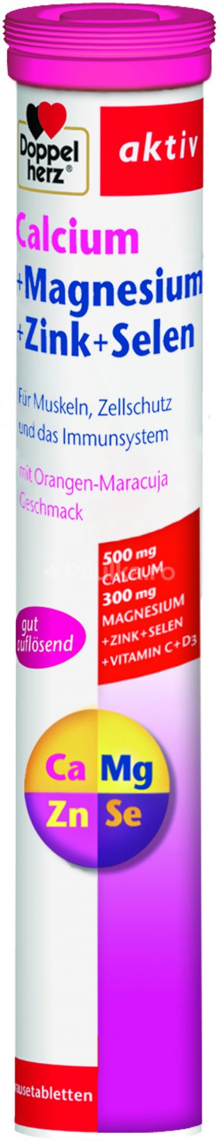 Calciu, Magneziu, Zinc si Seleniu Doppelherz Aktiv, 15 comp...